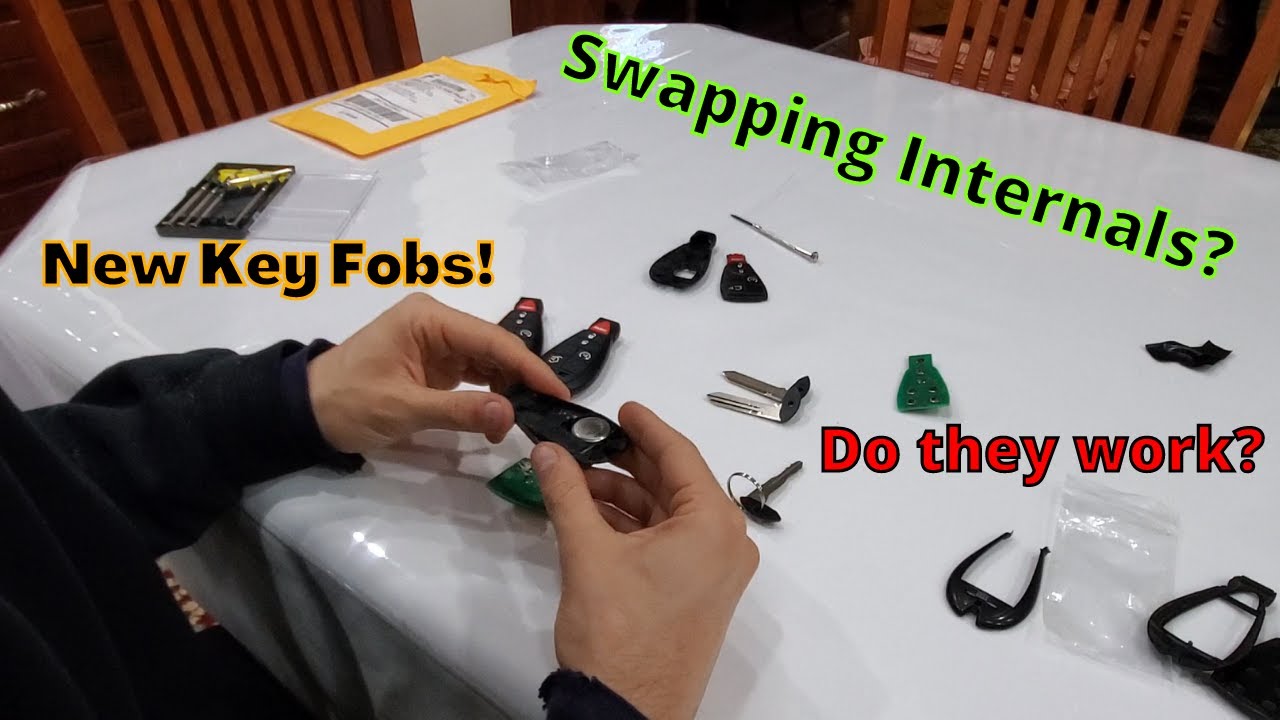 Jeep SRT8 - Key Fobs (Swapped Internals/New Outside Shell) - YouTube