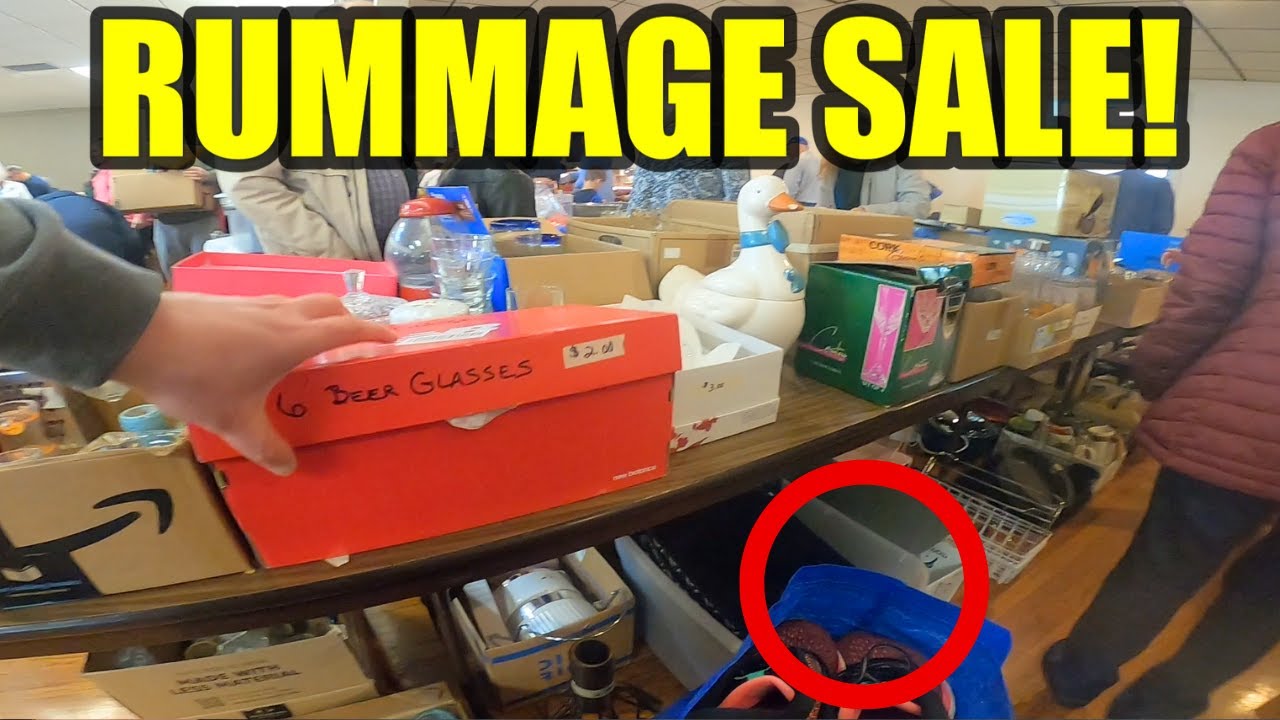 Insane Find at the First Rummage Sale of the Year! - YouTube