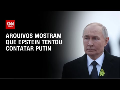 Arquivos revelam que Jeffrey Epstein queria se encontrar com Vladimir Putin | AGORA CNN