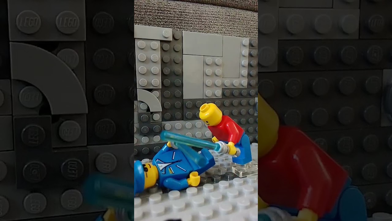 Lego man vs semi driver - YouTube