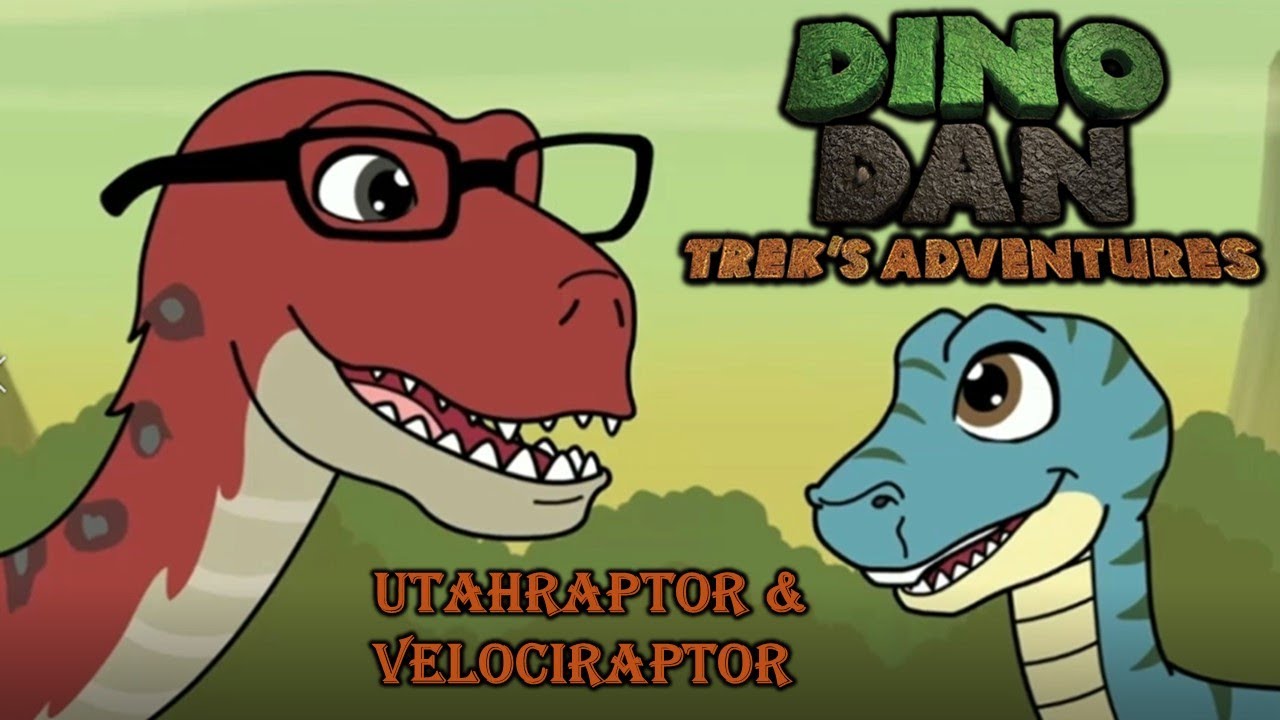 Dino Dan Trek Adventures Utahraptor and Velociraptor screen time - YouTube