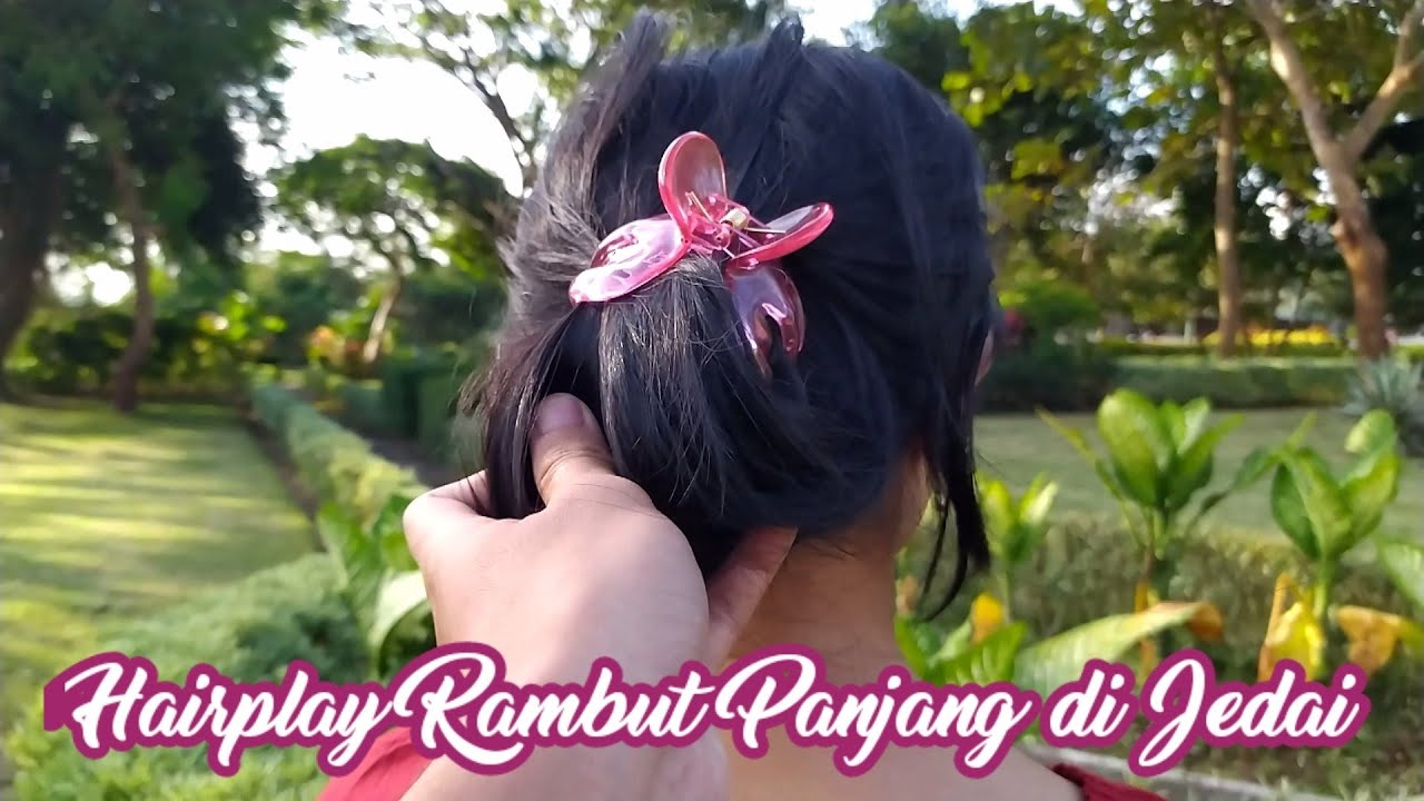 Hairplay rambut panjang bareng cowok || Rambut panjang digelung dan dijedai - YouTube