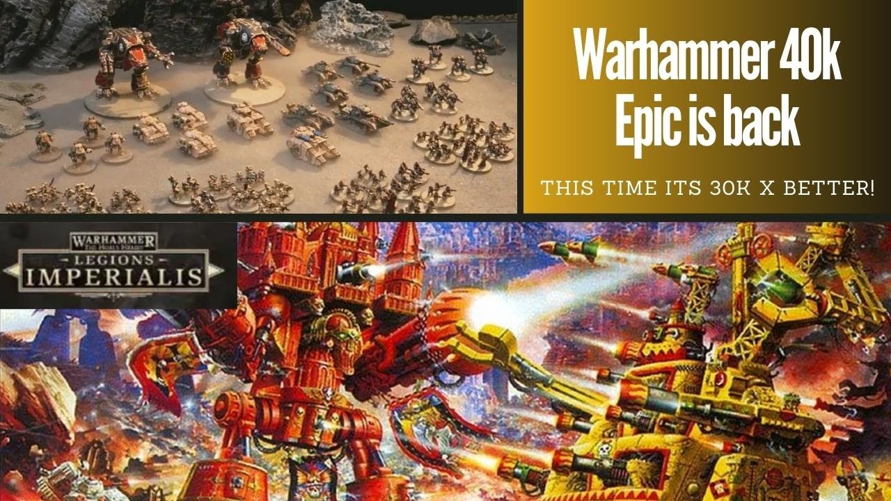 Epic Warhammer 40k is back and this time its 30k! - YouTube
