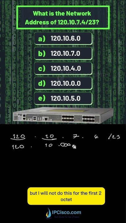 Subnetting Challenge! | Gokhan Kosem | IPCisco.com | CCNA 200-301 | CCNA #ipaddress #subnetting ...