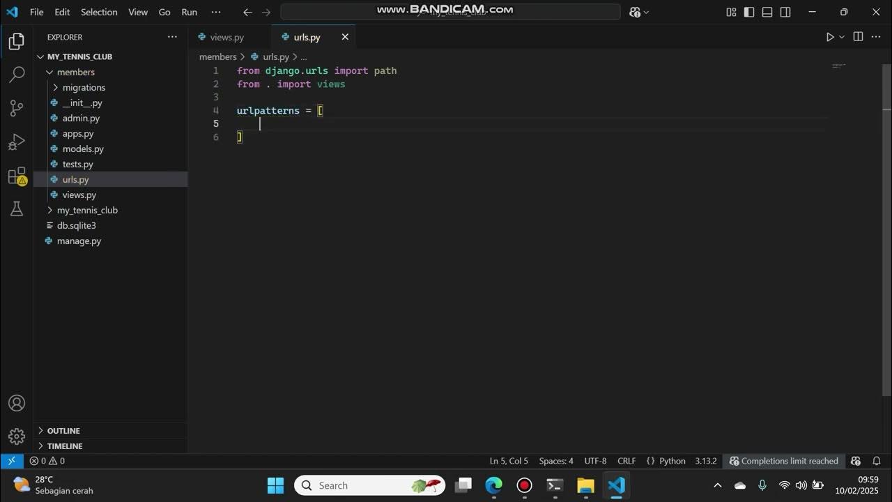 2 Django Framework Running Hello World - YouTube