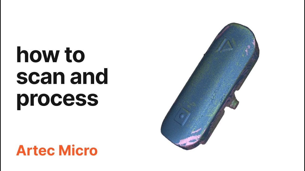 Artec Micro: scanning and processing - YouTube