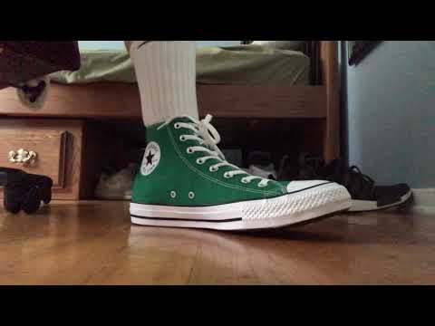 Green Converse Crush