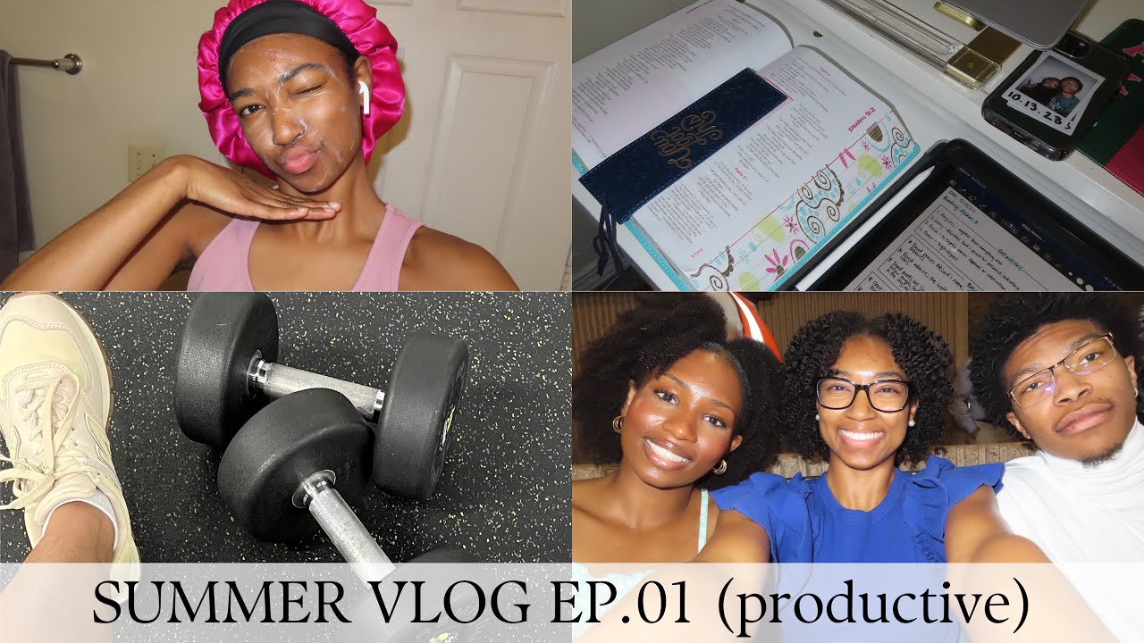 SUMMER VLOG EP.01 (productive) | Jada Hall - YouTube