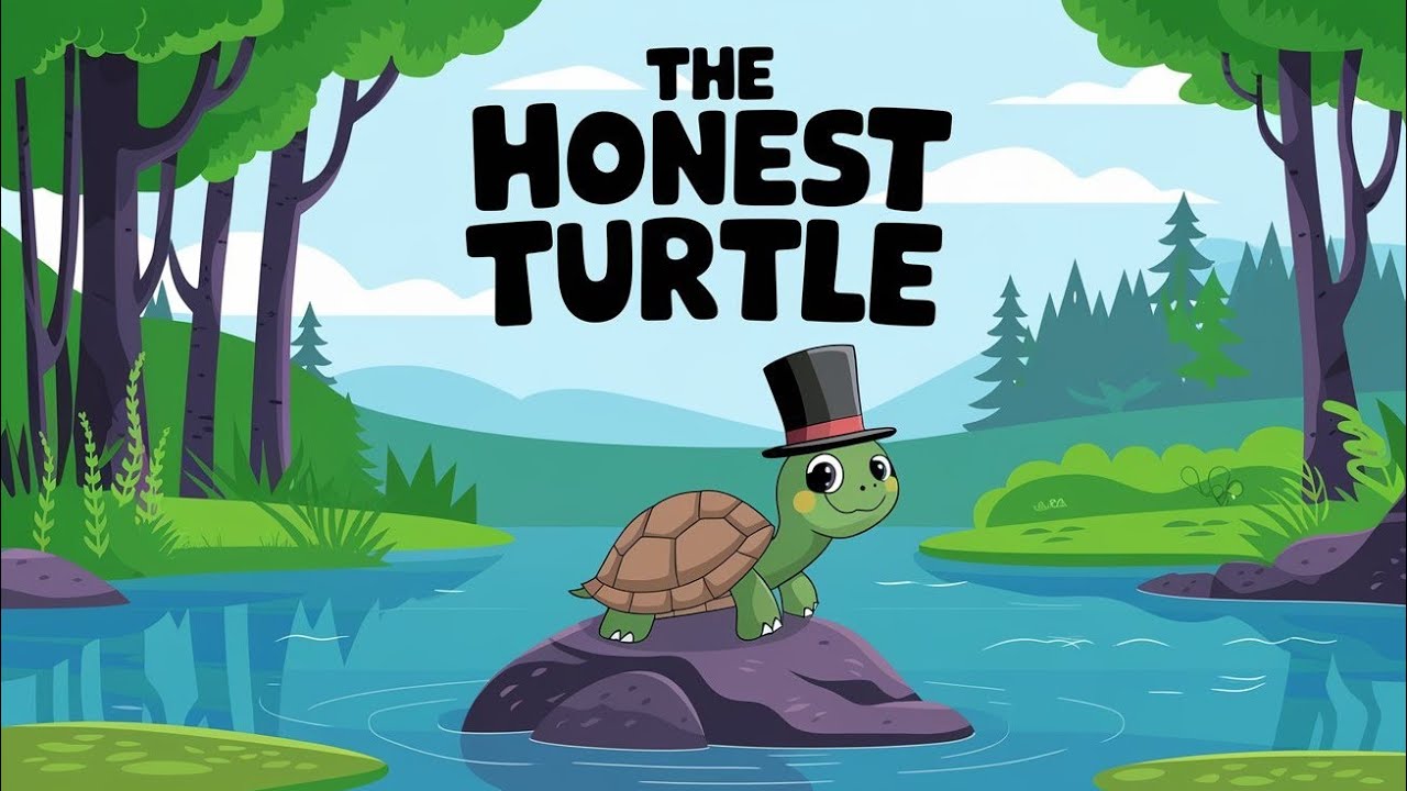 The Honest Tortoise 🐢 | Animated Moral Story for Kids | Life Lessons in ...
