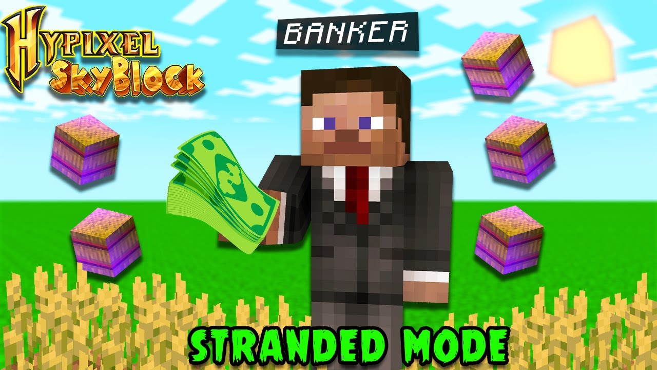 Finally I Made Banker & Wheat Minions | Hypixel SkyBlock Stranded ...