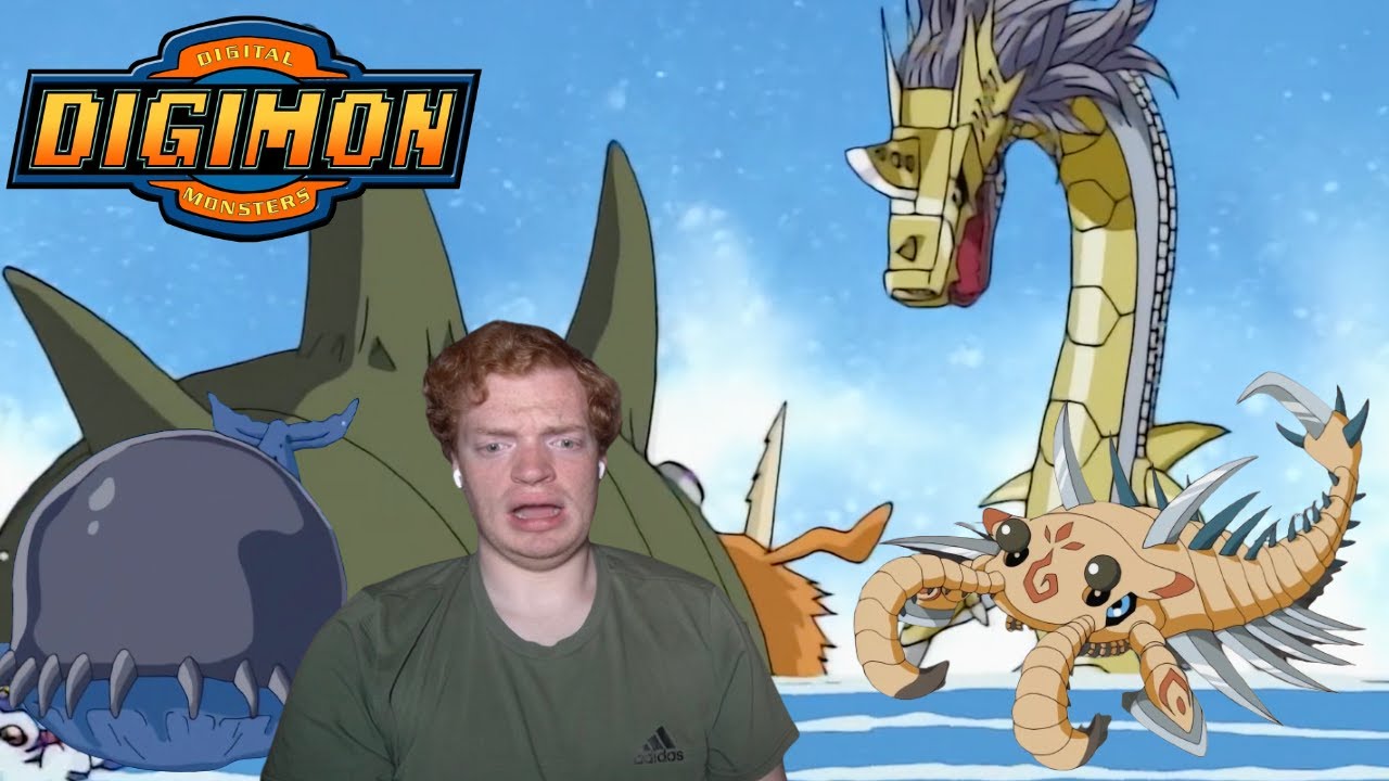 Digimon Adventure Season 1 Episode 41 Sea-Sick and Tired Reaction - YouTube