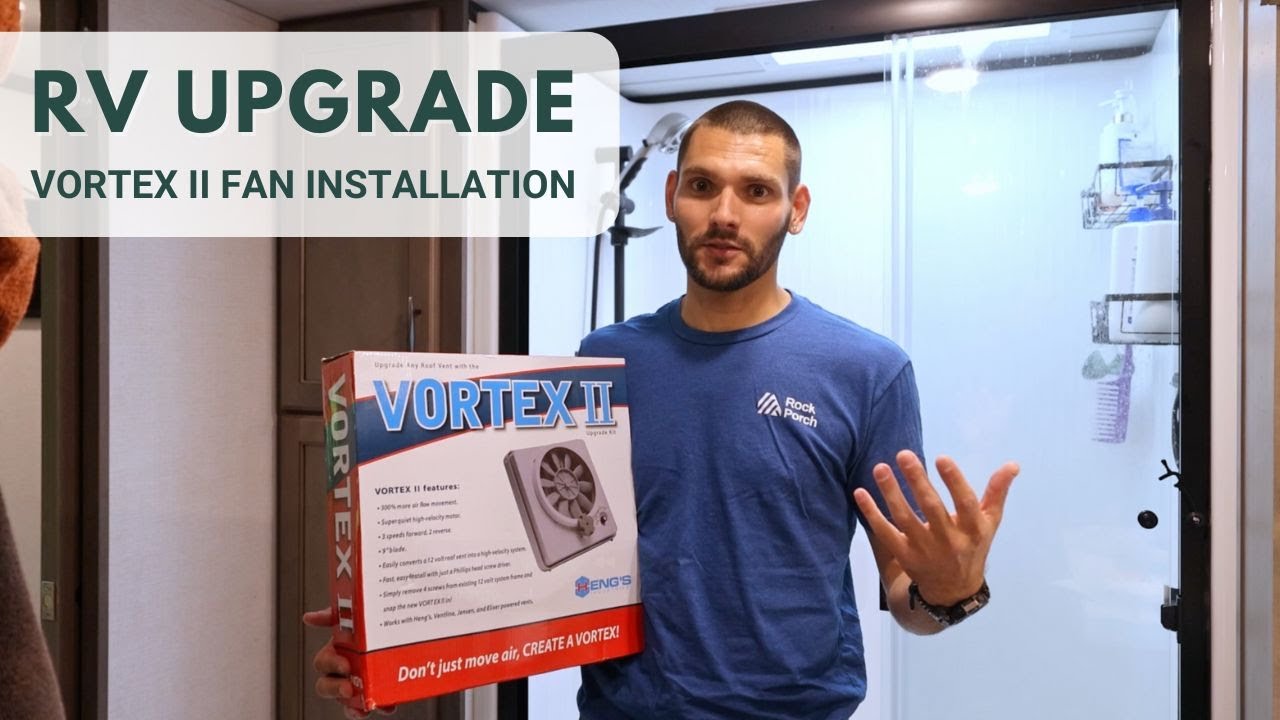 RV UPGRADE: Vortex II Bathroom Fan Installation - YouTube