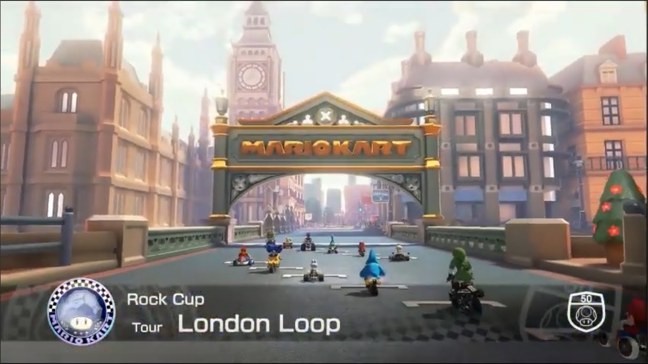 Rock Cup (50cc) - Mario Kart 8 Deluxe - YouTube