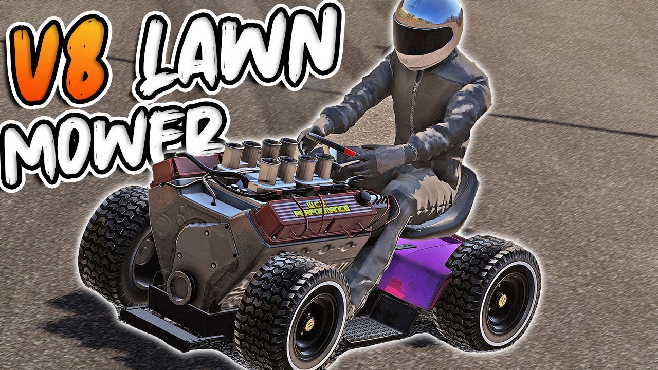 I Put A MASSIVE V8 Engine In A Lawnmower... And It's AMAZING ...