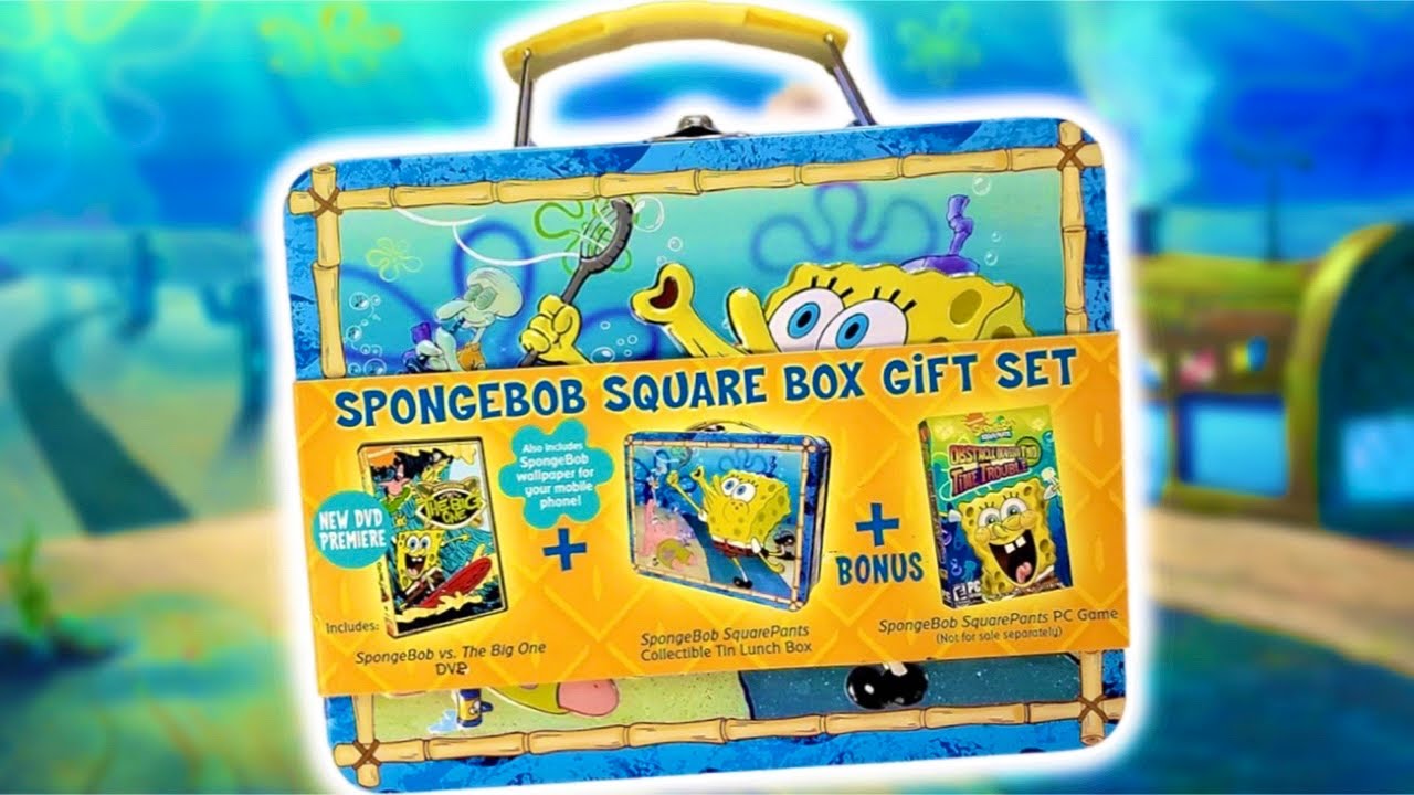SpongeBob Square Box Gift Set Unboxing! - YouTube