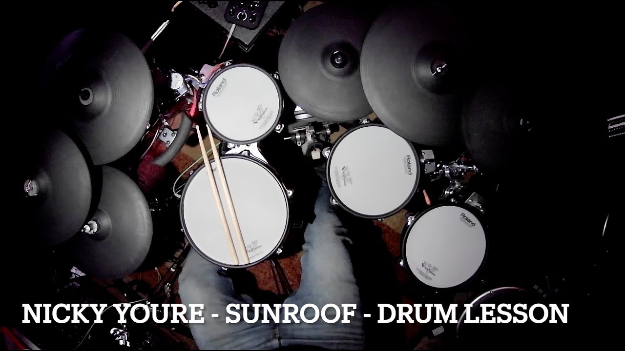 sunroof - Nicky Youre - drum lesson - YouTube