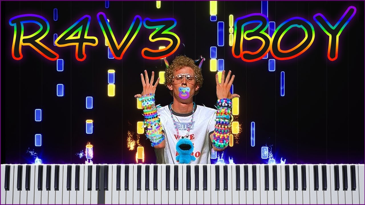 R4V3 B0Y (S3RL feat Krystal) - Piano/Synthesia Arrangement/Tutorial ...