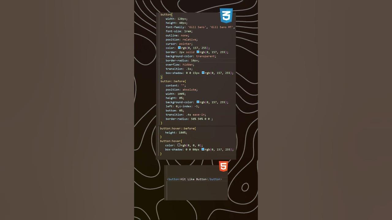 Beautiful Hover Effect On Button Only Html And Css Coding Css3 Hovereffect Html Javascript