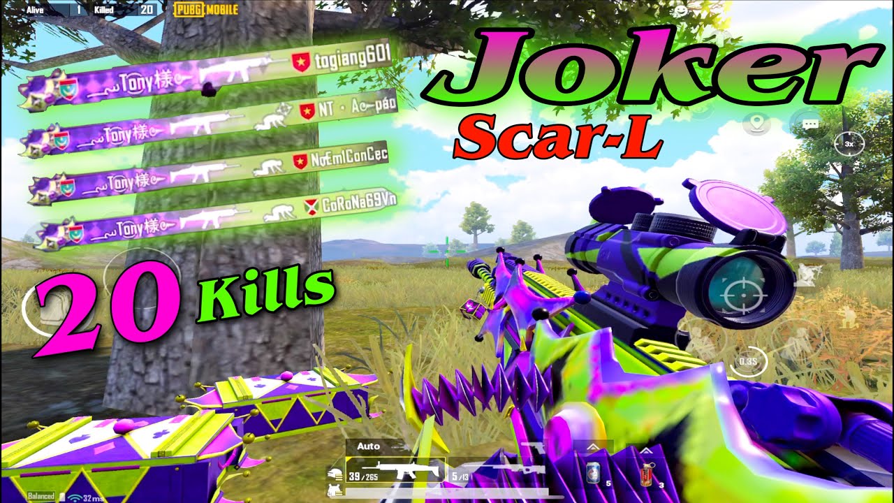 Review Scar-L Joker Full Level 7 | The Most Beautiful Skin Of Scar-L ...