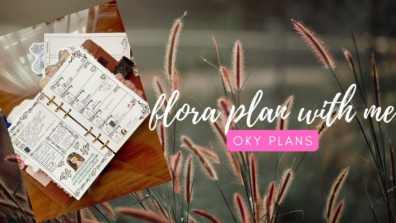 Flora theme plan with me :) - YouTube