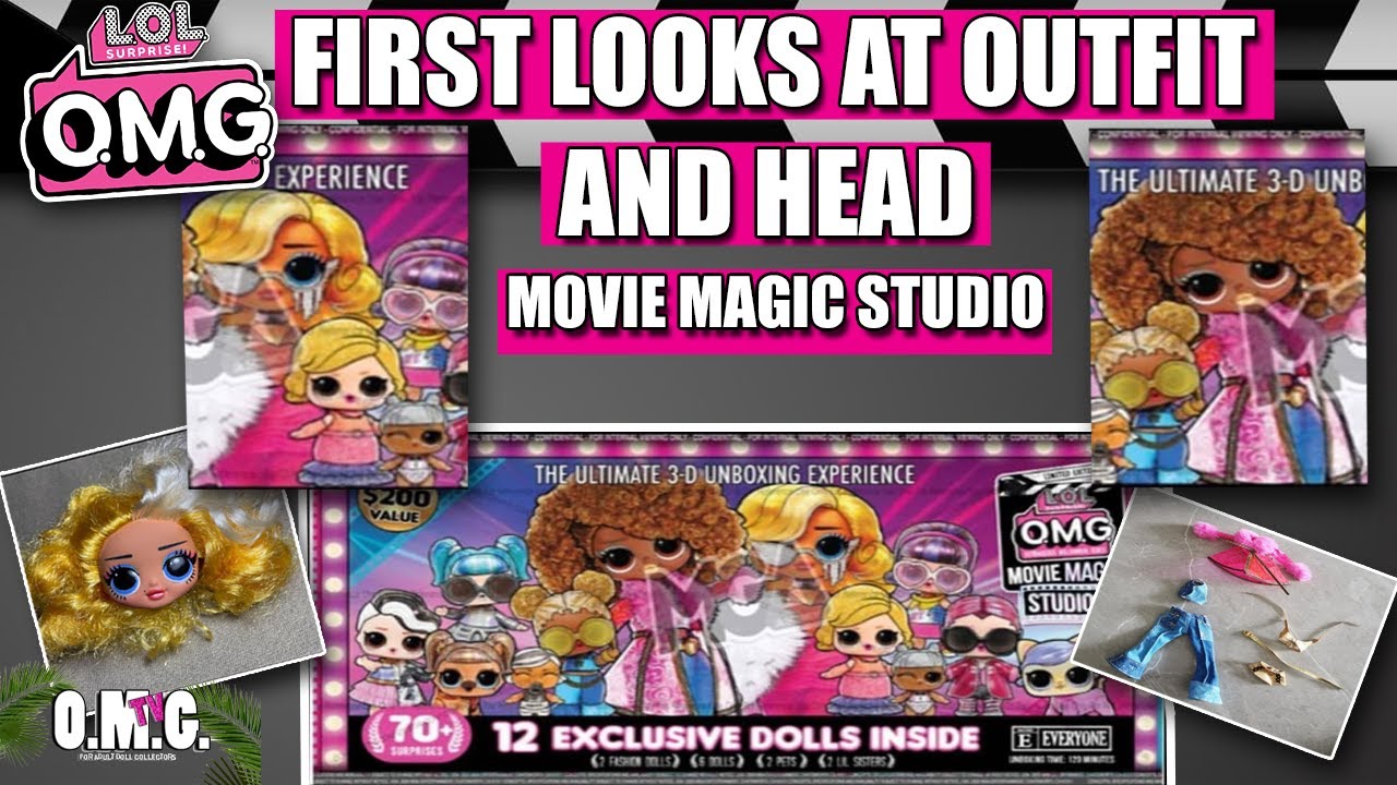 FIRST LOOKS AT LOL SURPRISE MOVIE MAGIC STUDIO OUTFITS! PLUS NEW HEAD ...