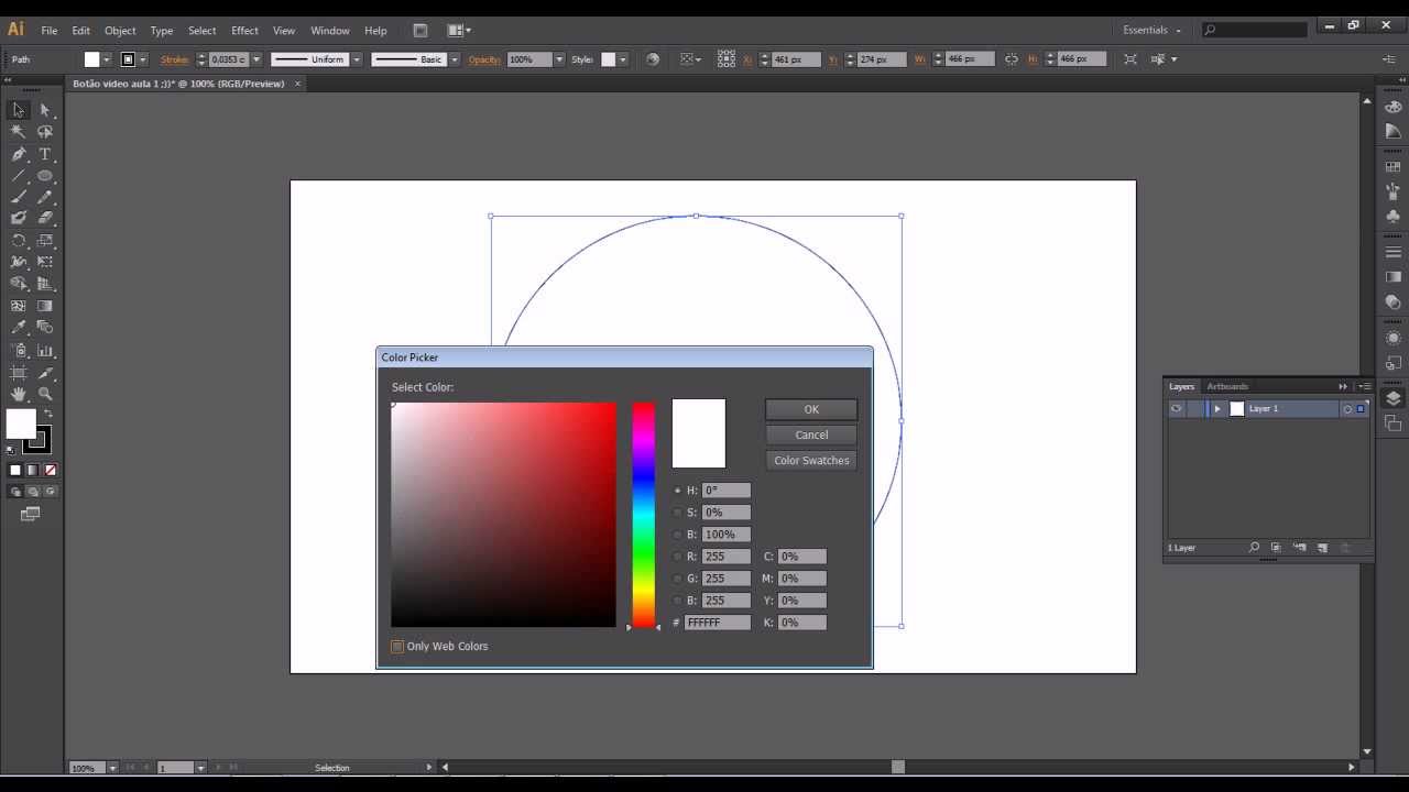 Adobe Illustrator CS6 tutorial botão. [1] - YouTube
