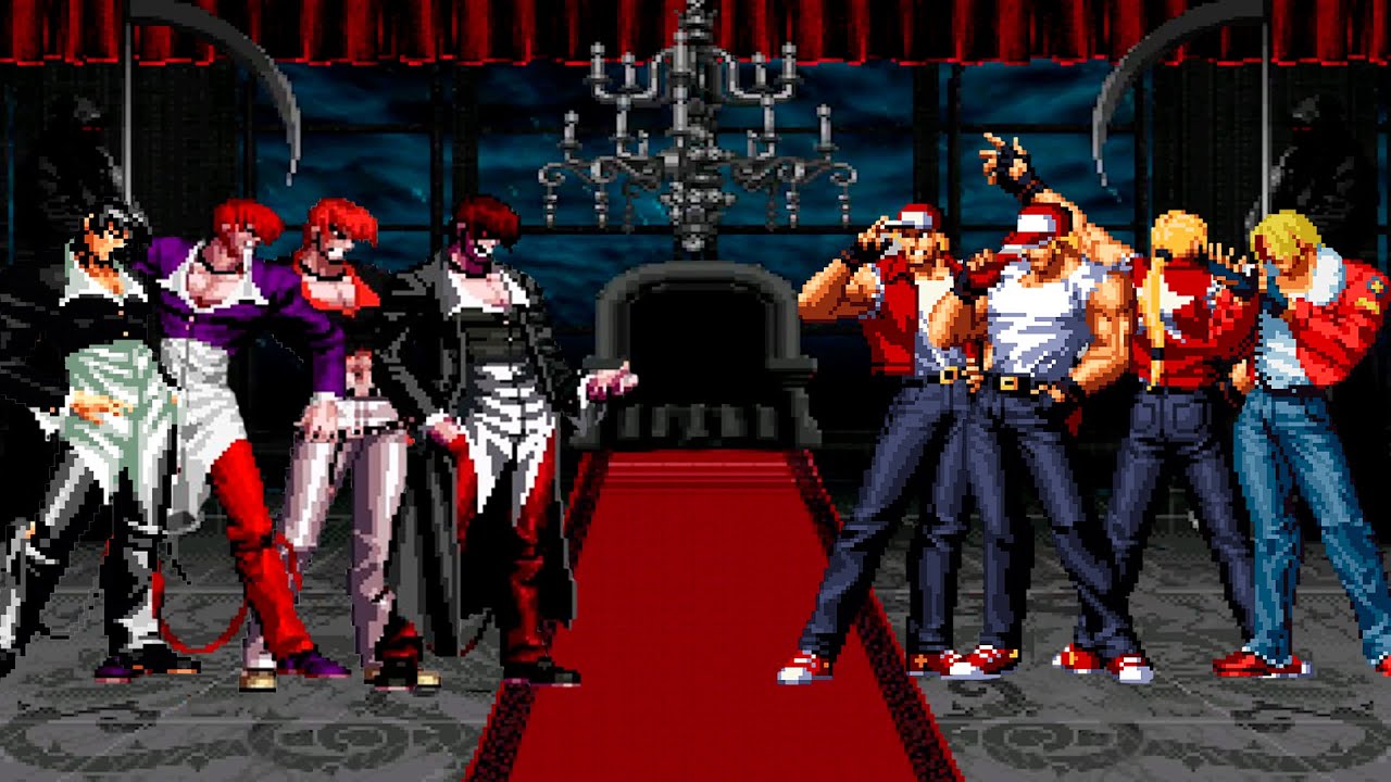 [KOF Mugen] Orochi Iori Team vs Terry bogard Team - YouTube