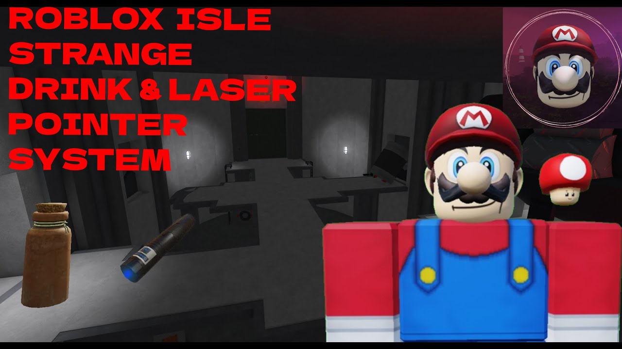 Roblox Isle Strange Drink & Laser Pointer System - YouTube