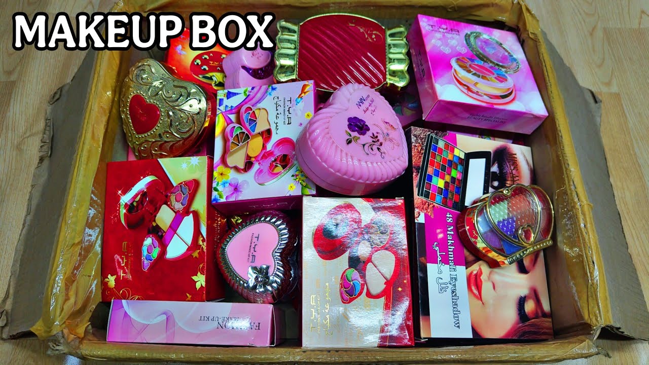 Makeup Box Unboxing and Review | Cheap Makeup Box and Makeup Kit ...