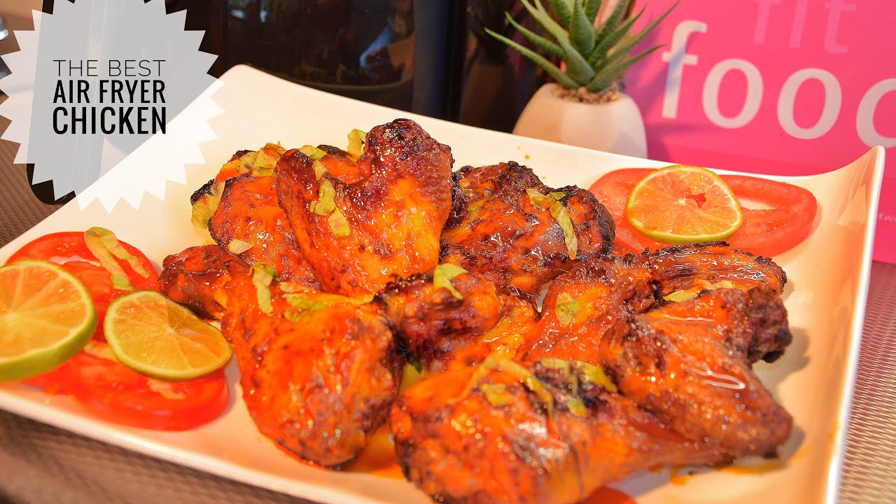 Yummy😋 fried chicken with an Air Fryer plus Kenyan side dish (Ugali Na ...