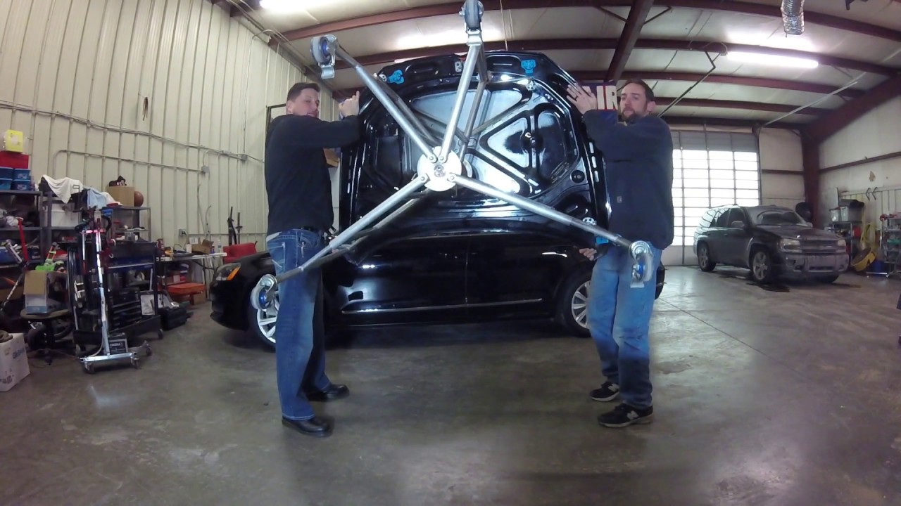 Dent4Life Ultimate Hood Stand Brackets - YouTube