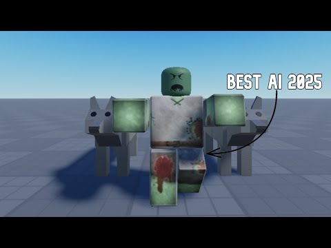 BEST ZOMBIE AI 2025 IN ROBLOX STUDIO [FREE MODEL]