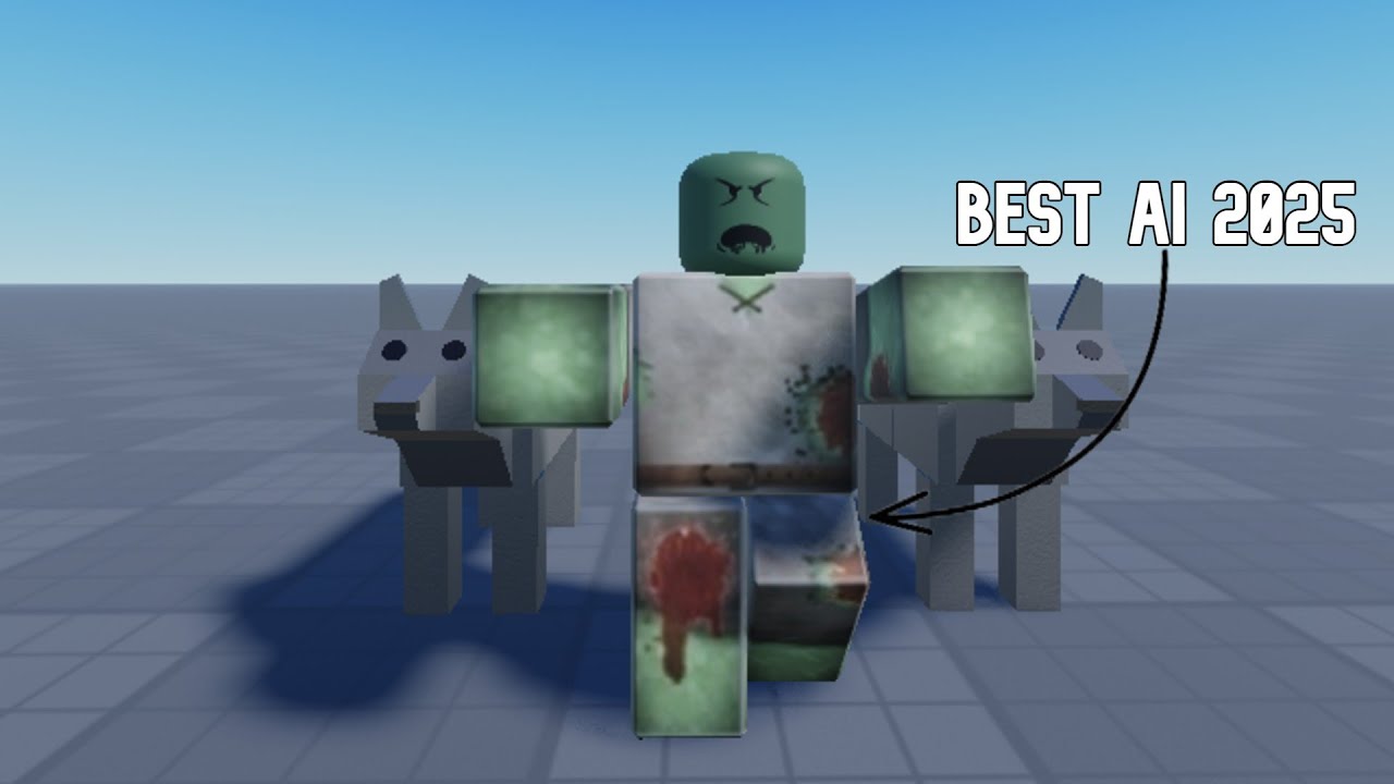 BEST ZOMBIE AI 2025 IN ROBLOX STUDIO [FREE MODEL] - YouTube
