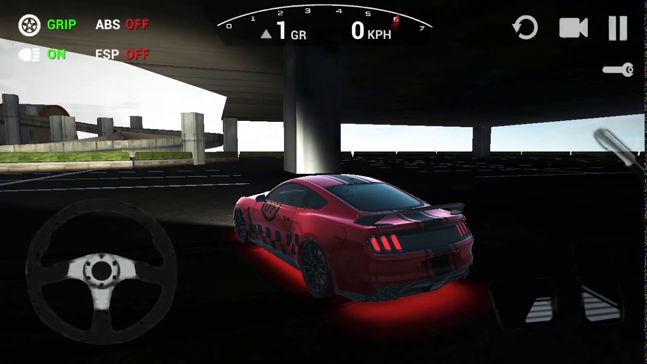 Car driving simulator part 1 / Ford Mustang - YouTube