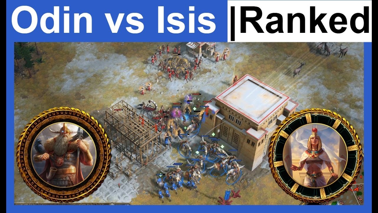 Odin vs Isis | 1v1 Ranked | Age of Mythology Retold - YouTube