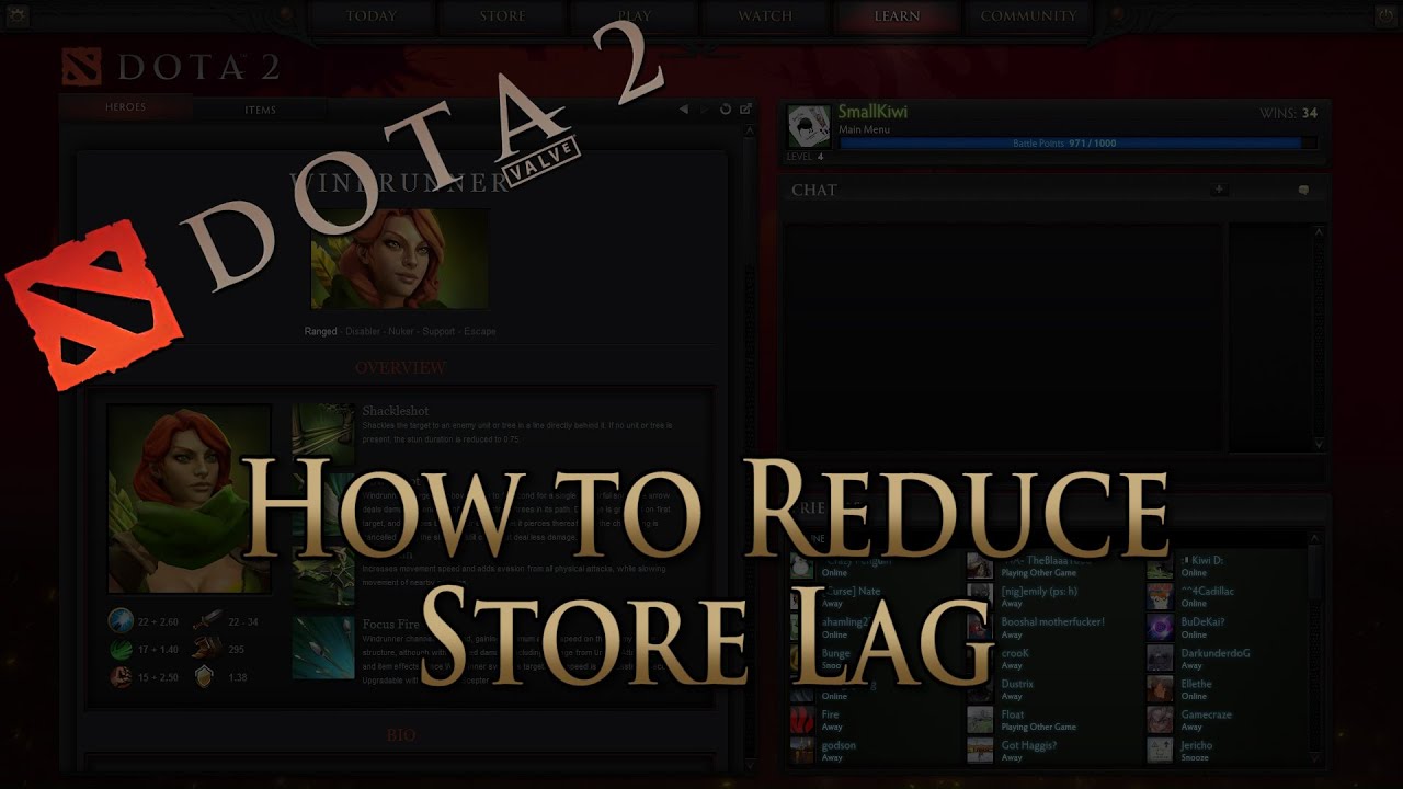 DotA 2 Guide - Lag Reduction Guide - YouTube