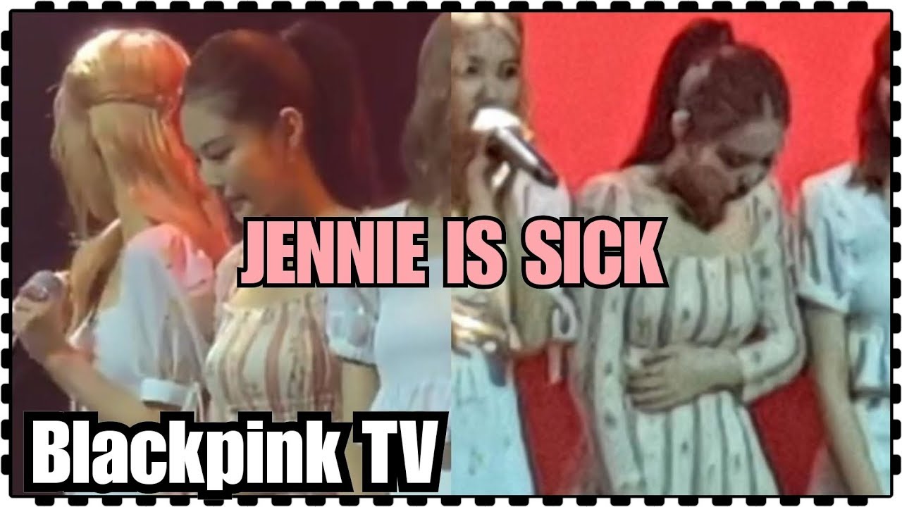 Jennie is sick? | blackpink at shopee event in manila - YouTube