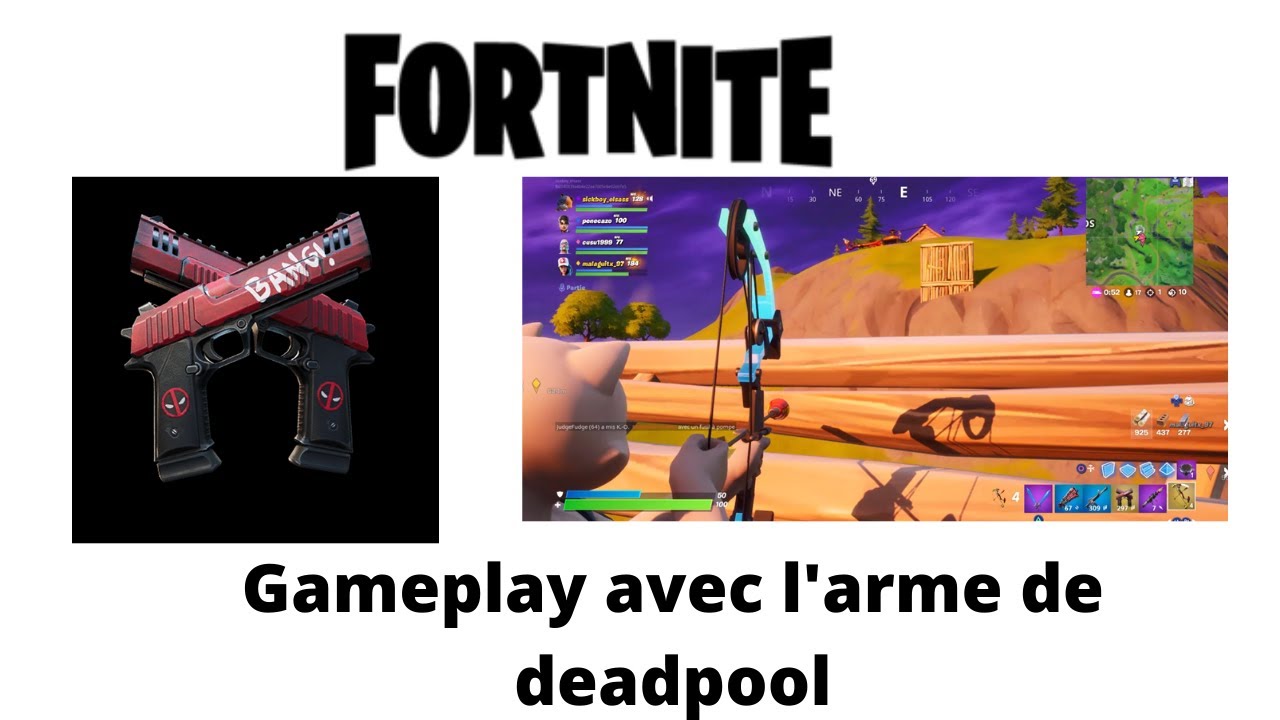 Gameplay avec l'arme de deadpool. - YouTube