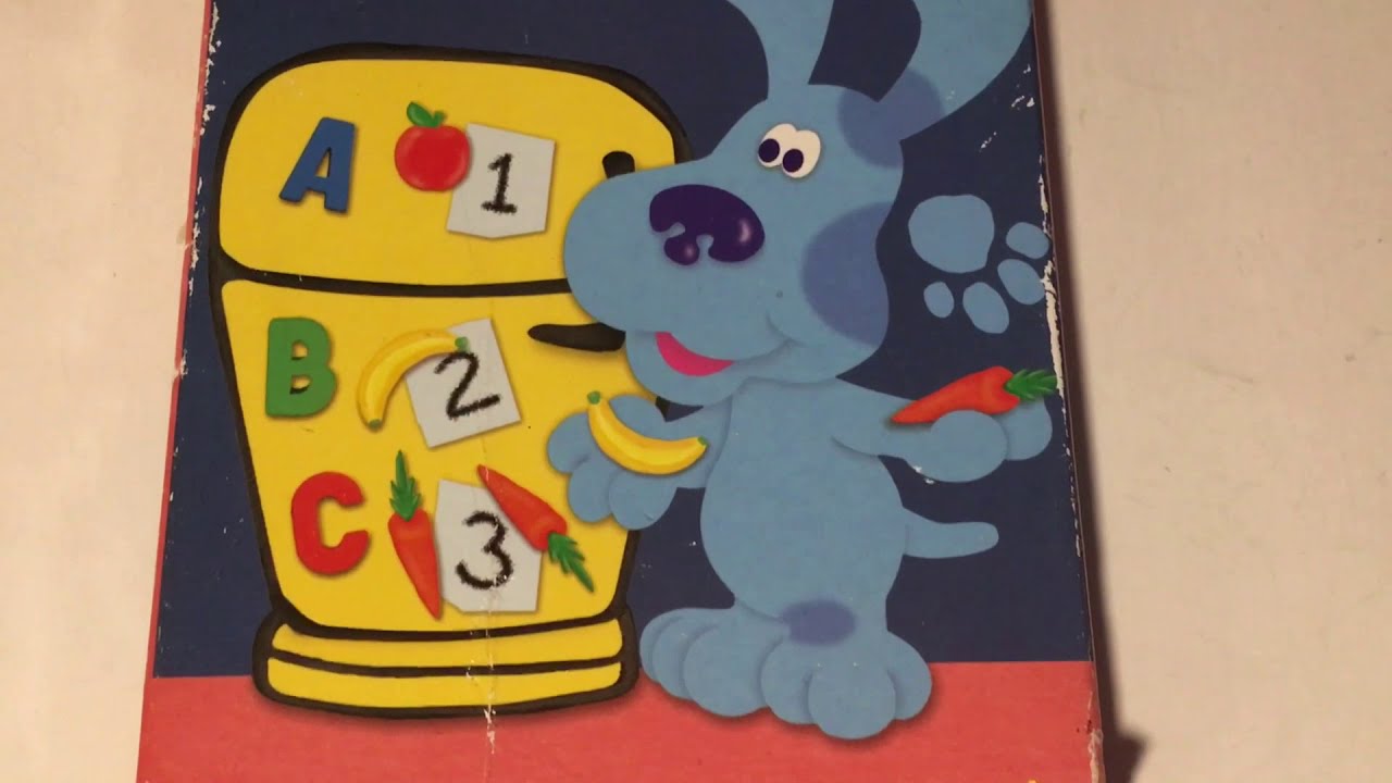 Blue's Clues * Nick Jr * Play Along with Blue ABC's and 123's * VHS ...