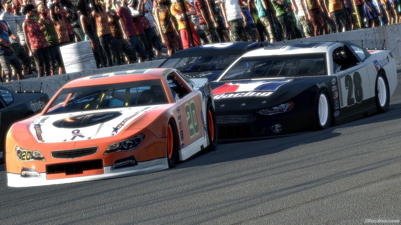 Super Late Model Tour at New Smyrna Speedway in iRacing - YouTube