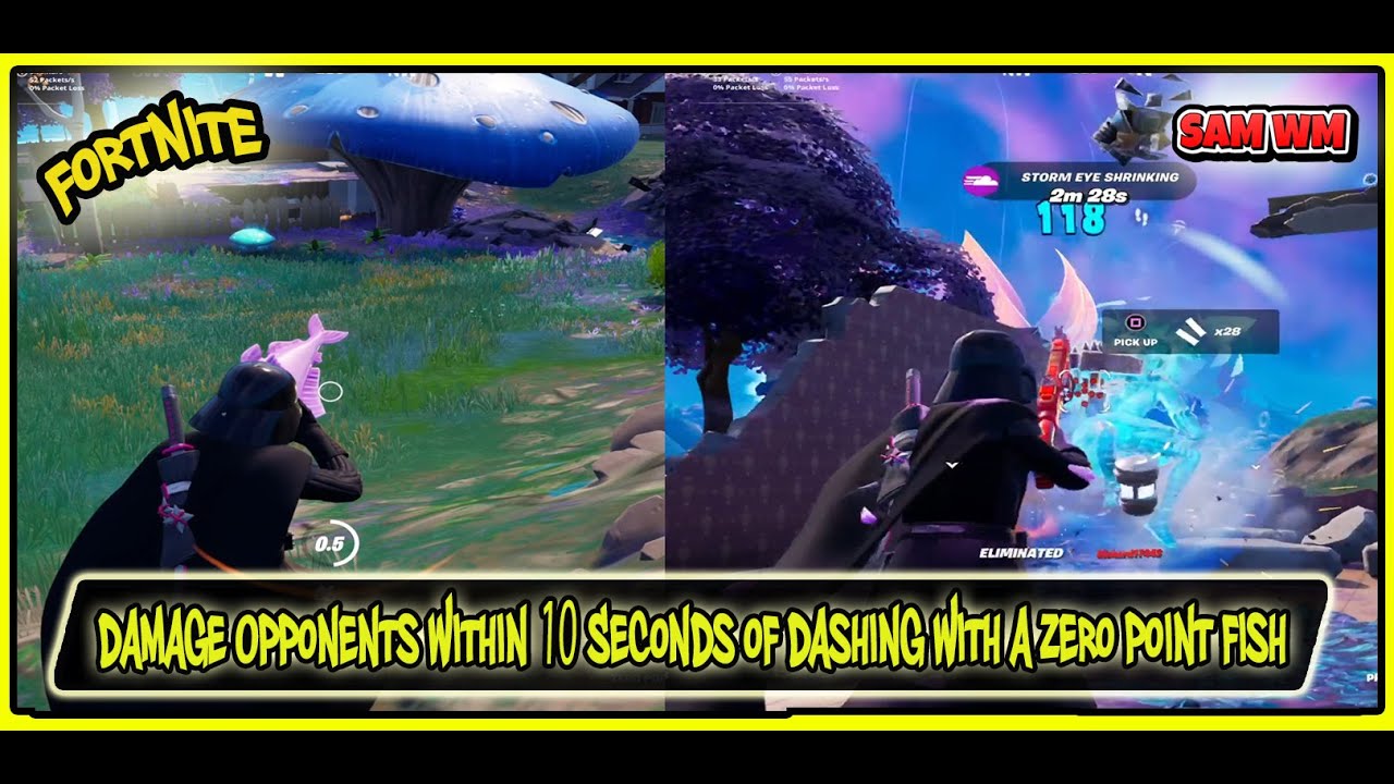 Damage Opponents Within 10 Seconds of Dashing with a Zero Point Fish ...