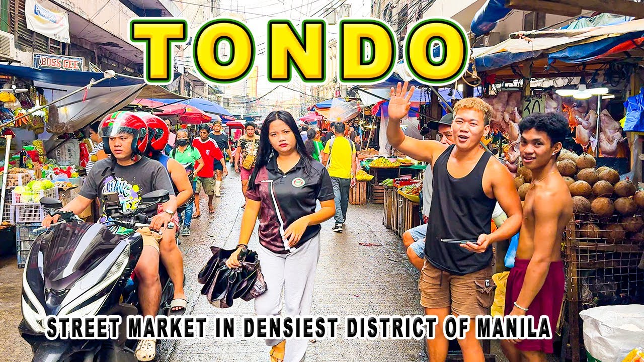 TONDO MARKET in Manila Philippines WALKING TOUR | Morning Walk Around ...