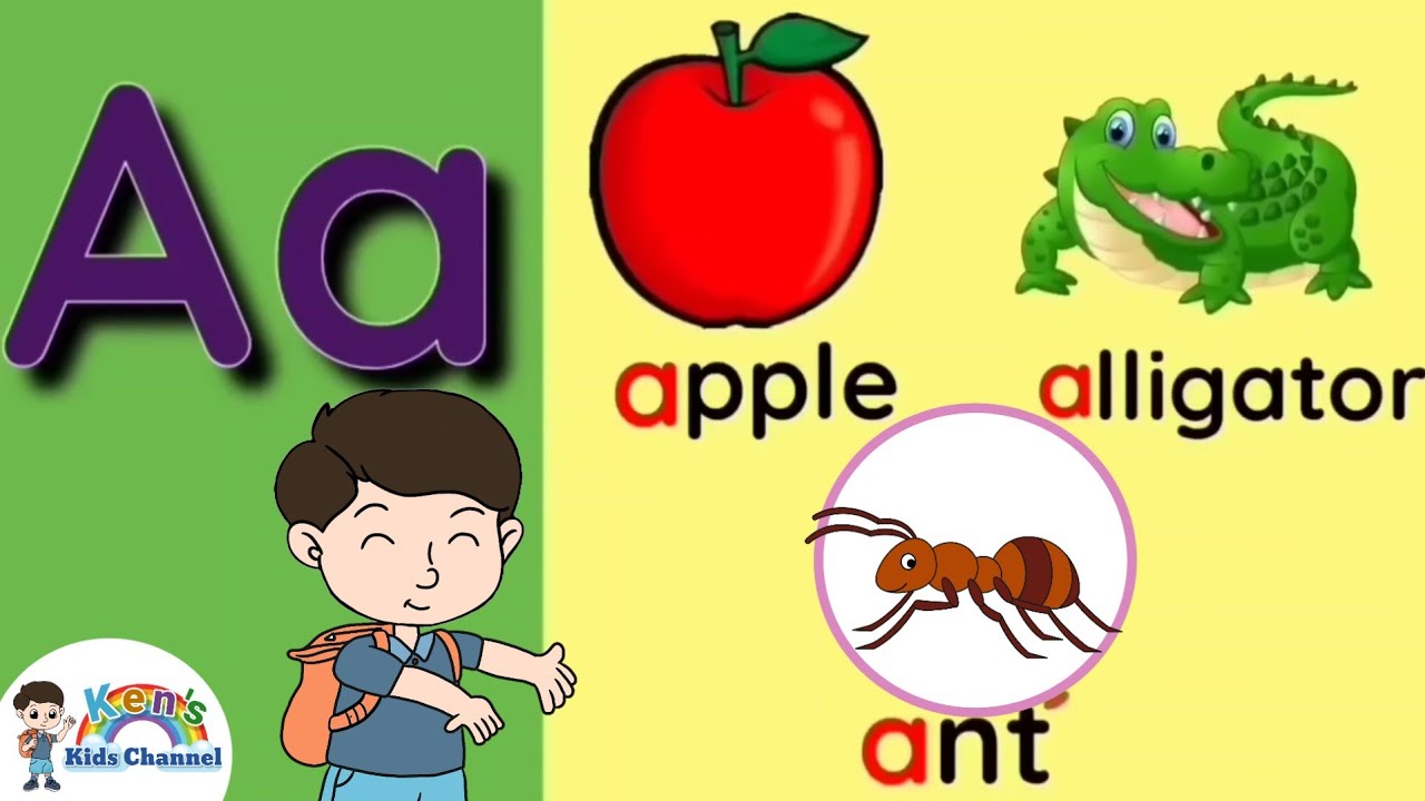 Letters Aa Bb and Cc | Learn the Letters and their Sounds | English ...