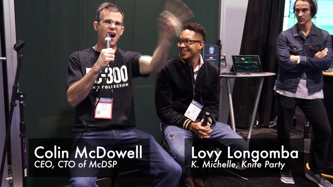 Lovy Longomba at McDSP booth NAMM 2017 - YouTube
