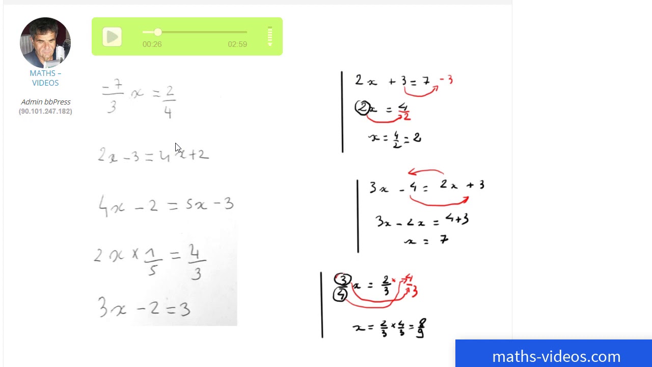 l'aide en ligne sur maths-videos.com - YouTube