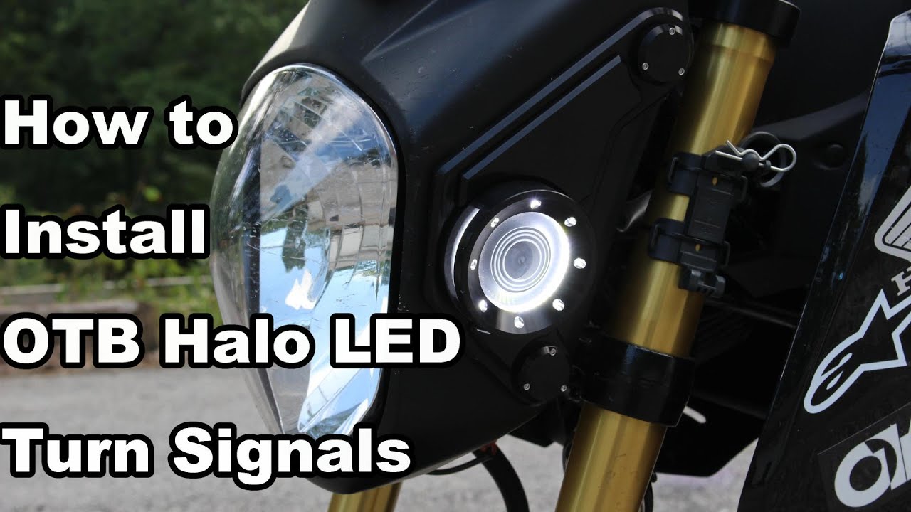 How to Install OTB Halo LED Turn Signals - YouTube