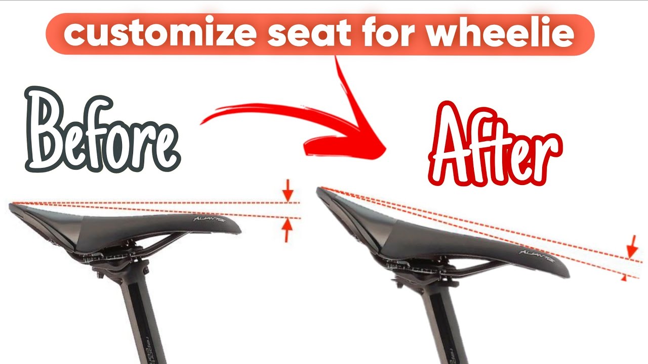 Customizing cycle seat for wheelie 🌚 - YouTube
