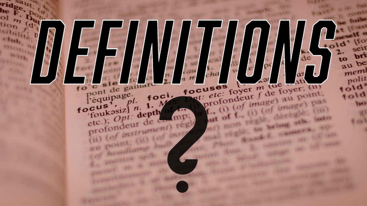 How to Make & Test a Definition - YouTube