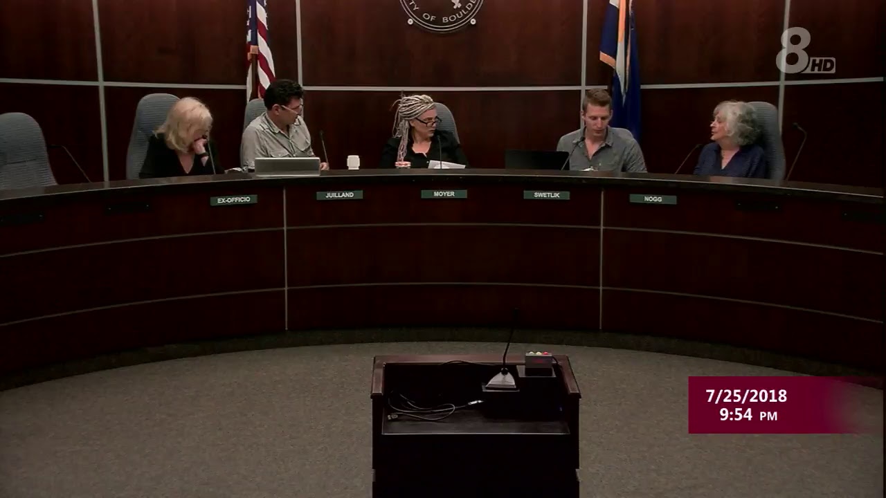 Boulder Housing Advisory Board 7-25-18 - YouTube