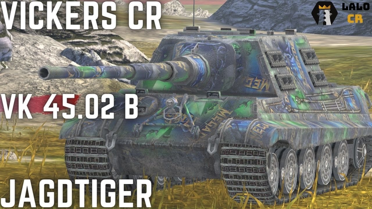 Vickers CR + VK 45.02 B + Jagdtiger : World of Tanks Blitz🔥 - YouTube